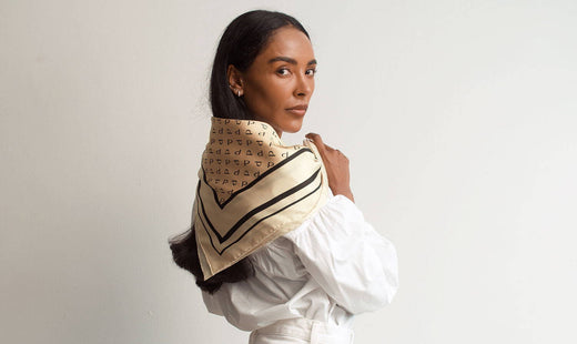 The Feritti Luxury Silk Scarf: A closer look | PAGERIE